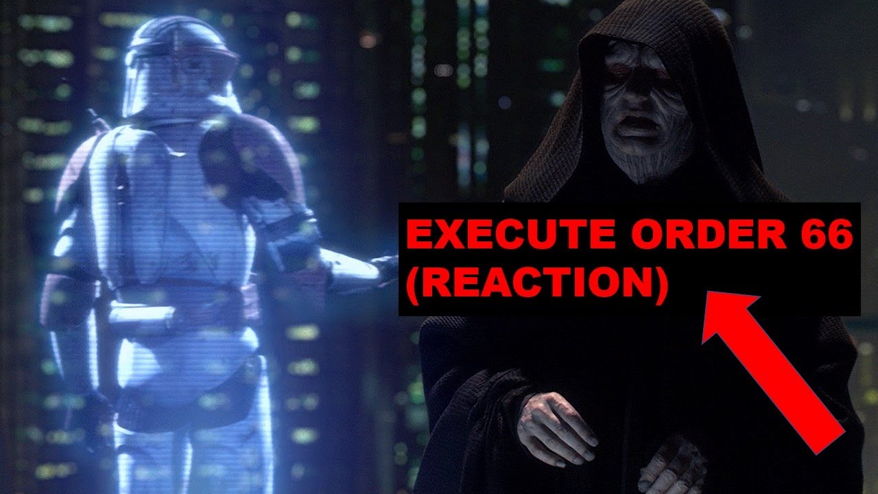 Execute order 66 edit (REACTION) - YouTube
