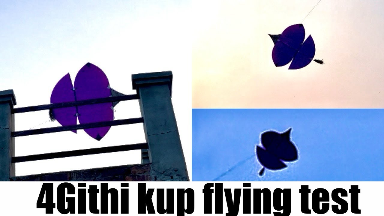 4 Githi Kup Flying test . Teeli kup 💨🪁Slow wind .#viral #viralvideo # ...
