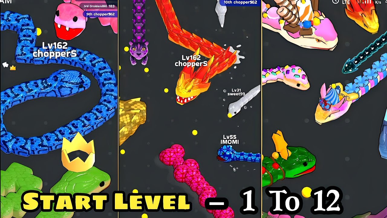 Snake Clash - Instant Update Start From Level 1 to 2000! Epic Snake ...