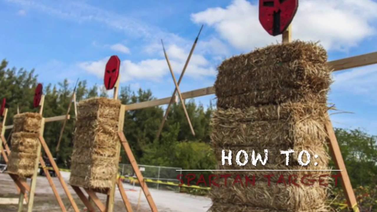 How to Build a Spartan Spear Throw Target - YouTube