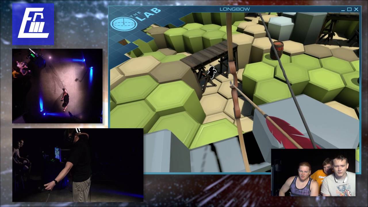 HTC Vive Maximum Room Scale | 1v1v1v1 | VR Unlocked "The Lab" - YouTube