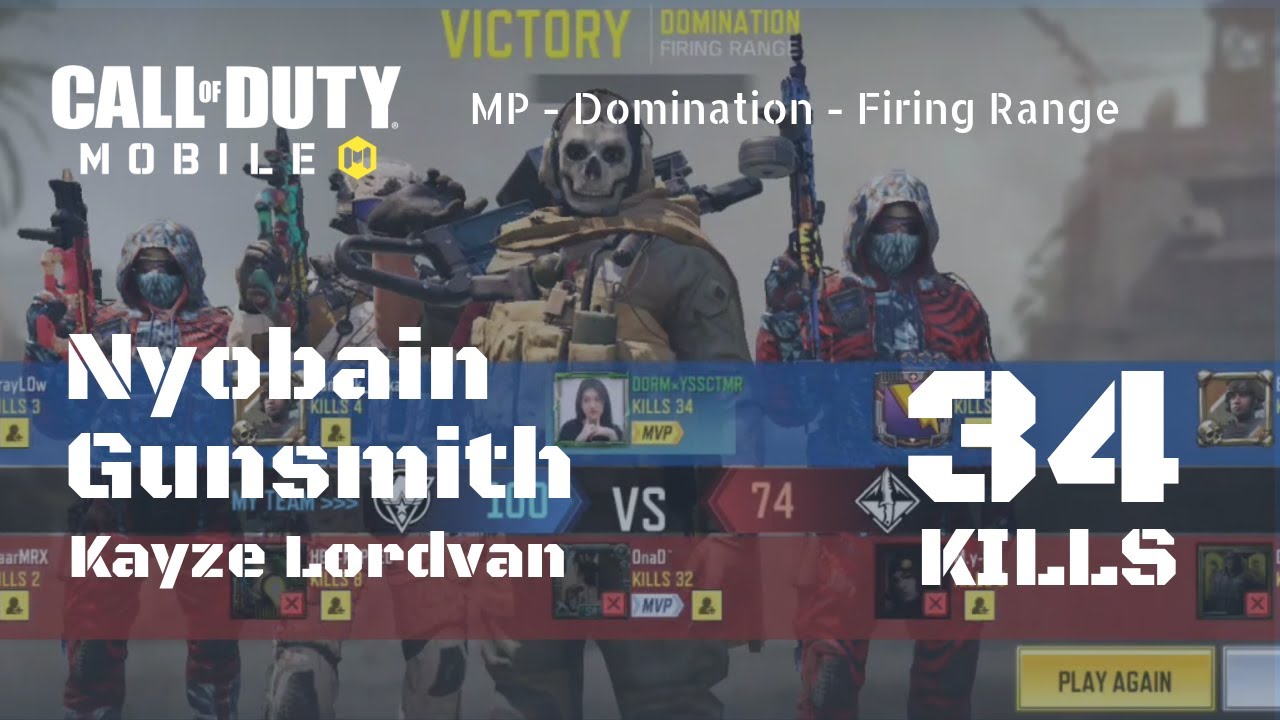 CODM MP DOMINATION GAMEPLAY : Firing Range - YouTube