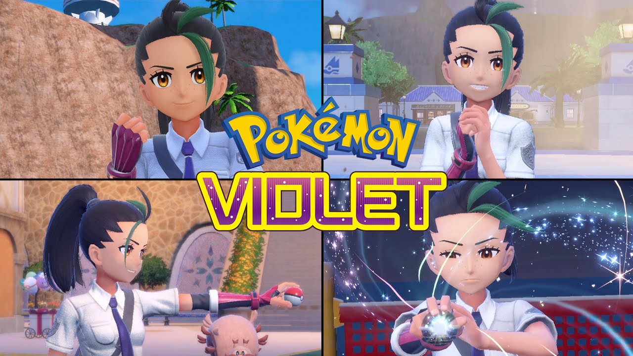 Pokemon Violet - ALL Nemona Rival Boss Fights - YouTube