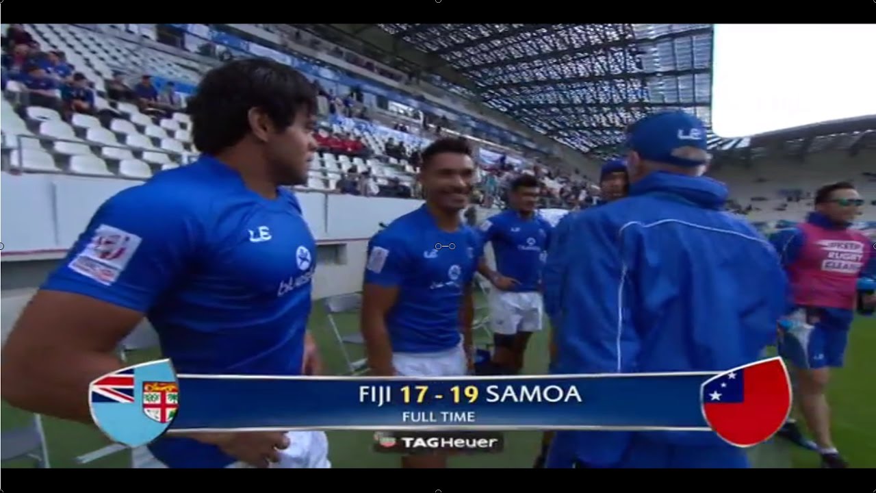 Fiji - Samoa | rugby 7 world series paris 2017 - YouTube