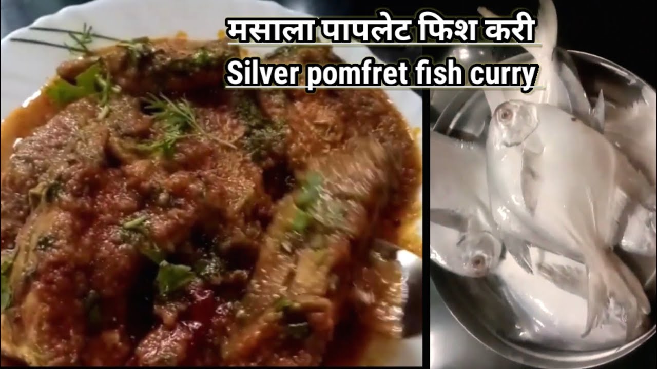 Silver pomfret fish Recipe | पापलेट मसाला फिश करी #seafood # ...