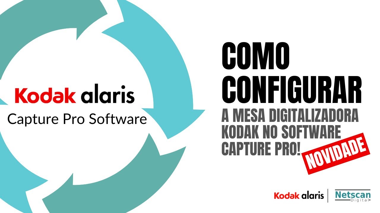 Como Instalar e Configurar a Mesa Digitalizadora da Kodak no Capture Pro | Netscan Digital - YouTube