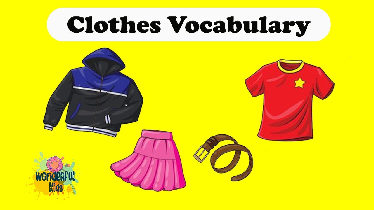 Clothes Vocabulary Flashcards | Wonderful Kids - YouTube