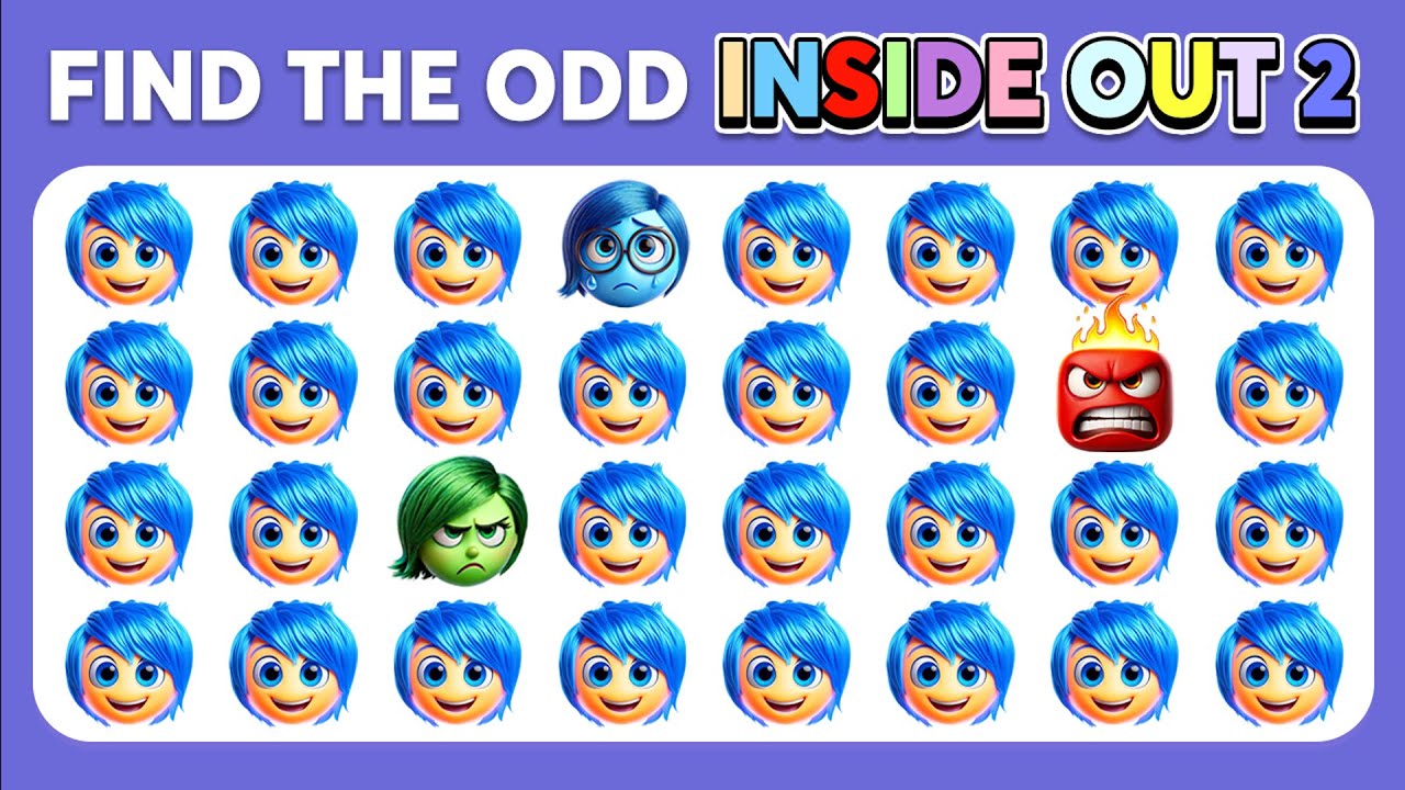 Find the ODD One Out - INSIDE OUT 2 Edition 🔥🎬 INSIDE OUT 2 Movie Quiz ...