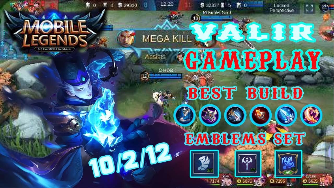 VALIR GAMEPLAY (BEST BUILD/EMBLEMS SET) #VALIRBESTBUILD2020 - YouTube