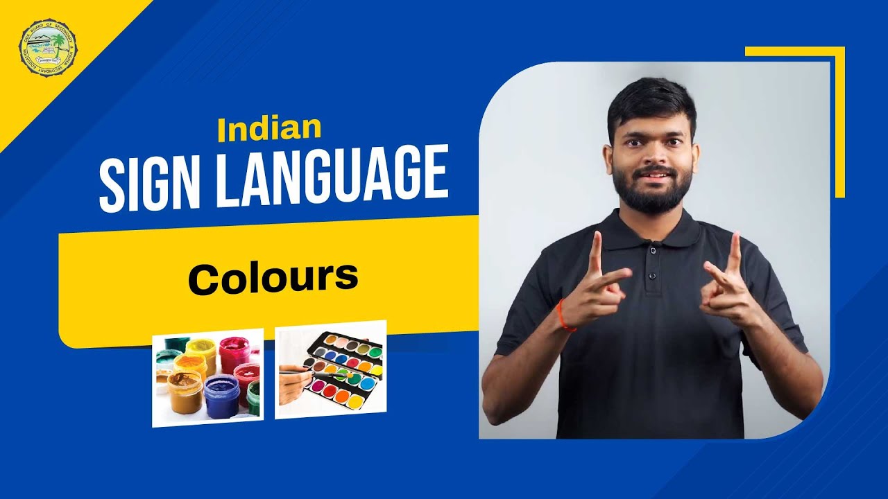 Colors | Indian Sign Language - YouTube