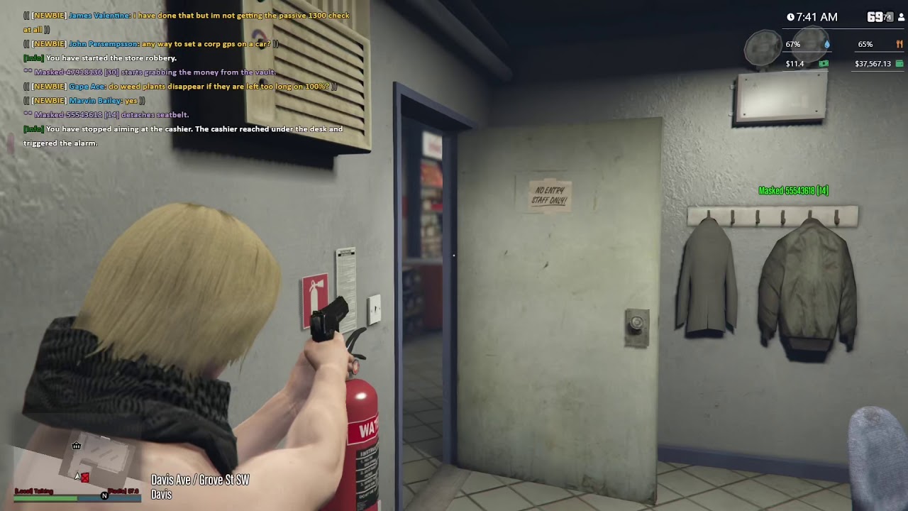 GTA 5 RP Robbing stores in MCRP [Hands up production] - YouTube