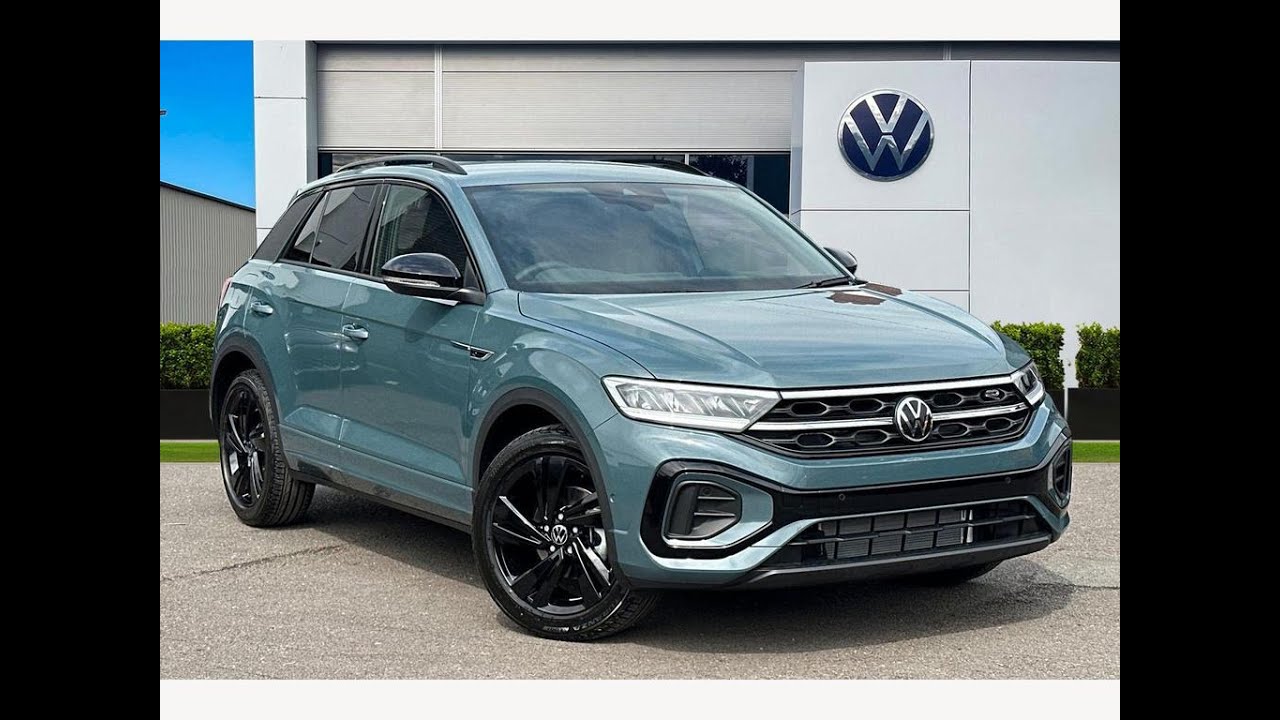 Brand New Volkswagen T-Roc R-Line 1.5TSI 150PS in Petrol Blue | Wrexham ...