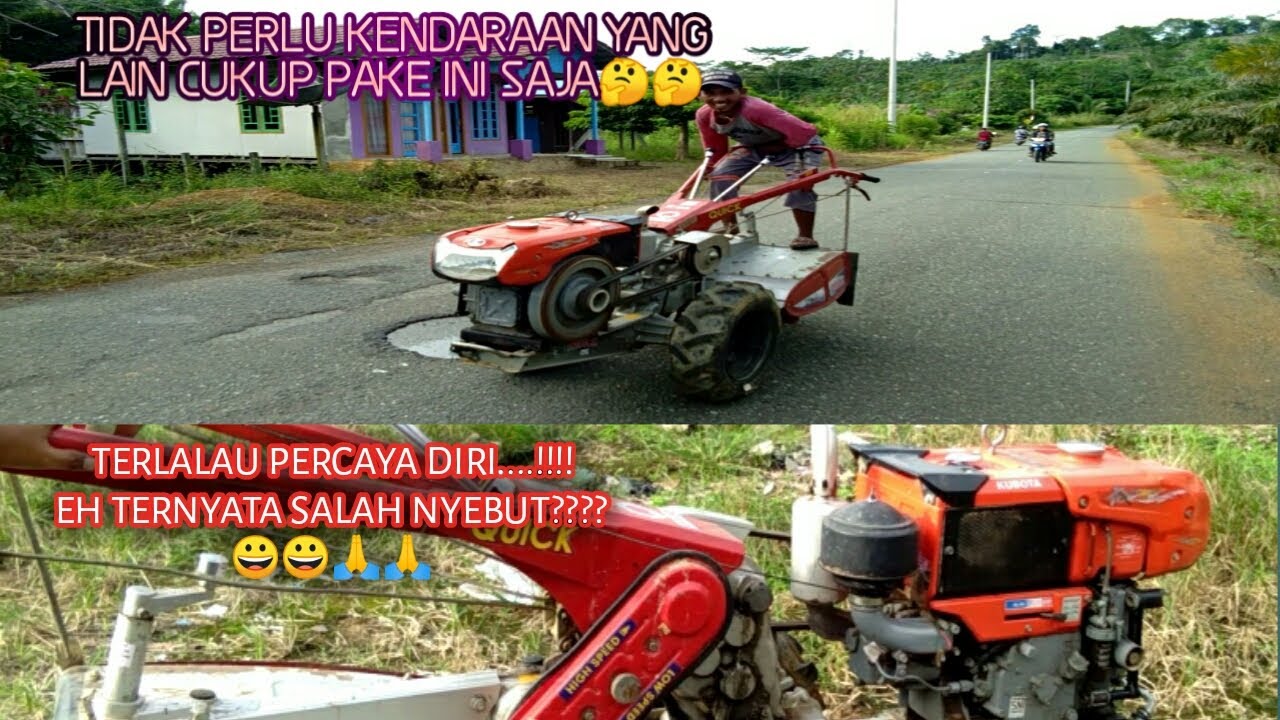 CARA MUDAH MENGOPERASIKAN HAND TRAKTOR ROTARY MULTIFUNGSI - YouTube