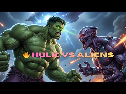 Hulk vs Aliens 🔥 धरती बचाने की जबरदस्त कहानी | Action Story Video# ...