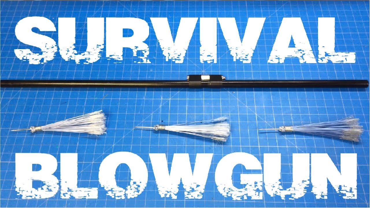 DIY $3 Survivalist Blowgun from Household Items! - YouTube