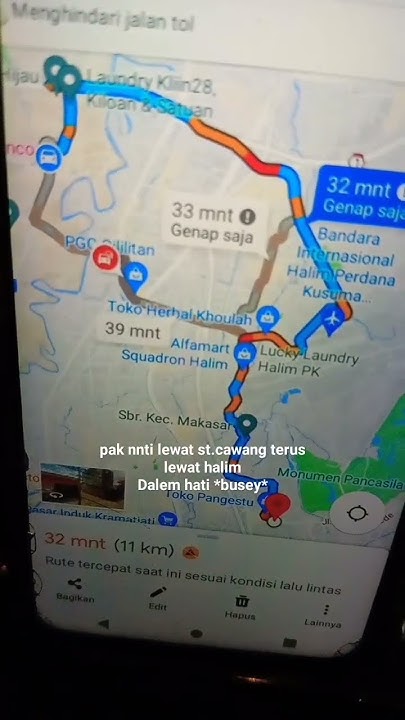 klu lwt Halim bs 11km,nah ke plaza Slipi dr st.cawng aj 10km 29rb,mending macet dah😂,argo20.300 ...