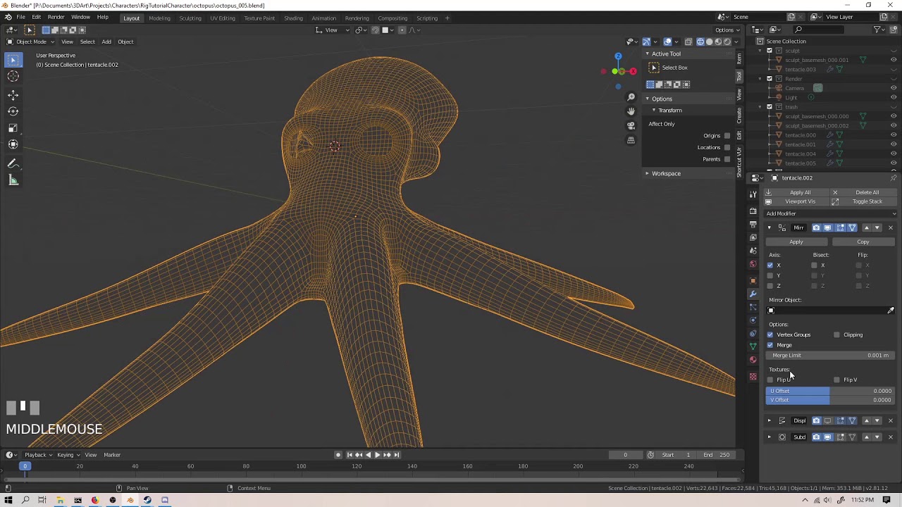 Making An Octopus in Blender 2.81 #4 // PROCRASTINATION - YouTube
