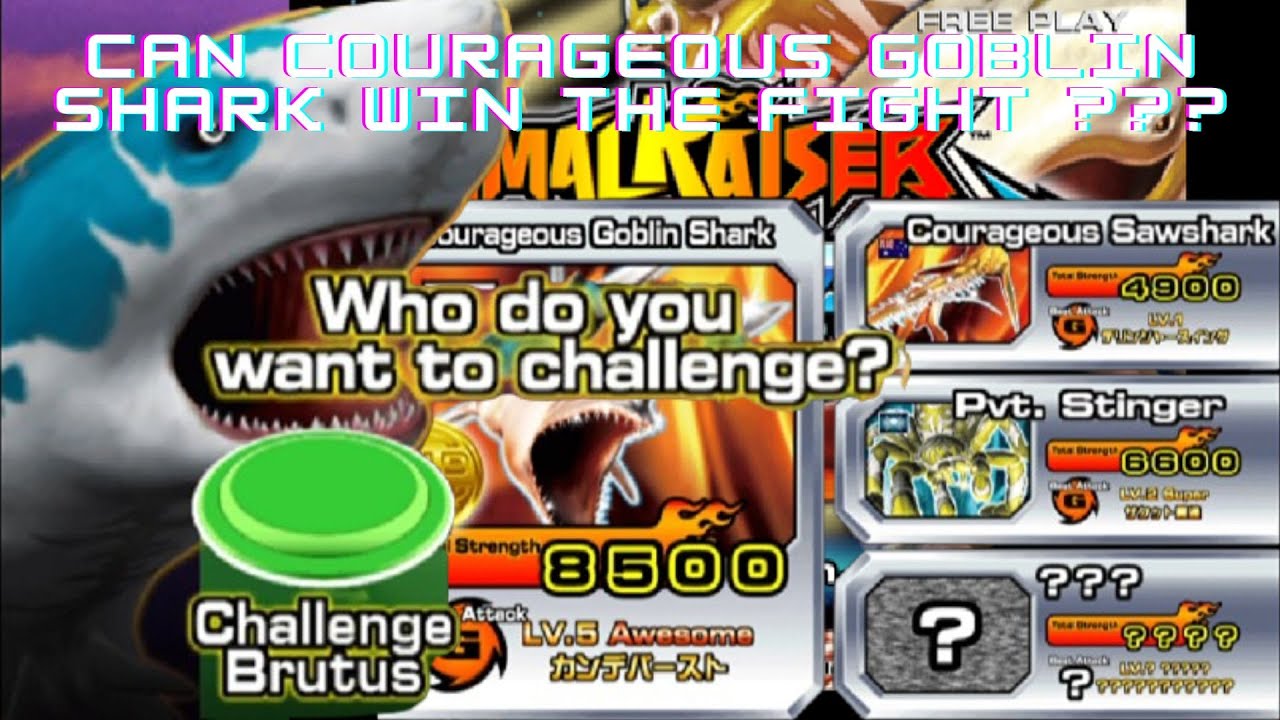 Play Animal Kaiser Evolution 6 II Strong Mode II Courageous Goblin Shark II Can Win the Fight ...