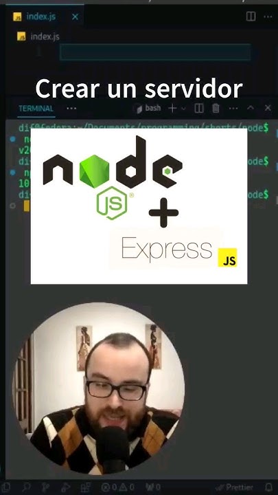 💥👨‍💻 Crea un SERVIDOR con NODE y EXPRESS en menos de 1 minuto #programacion #javascript #backend ...