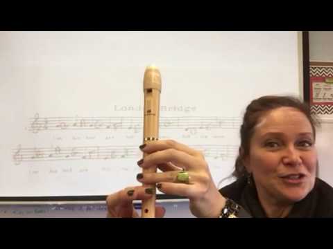 Learn to play London Bridge on the recorder - YouTube