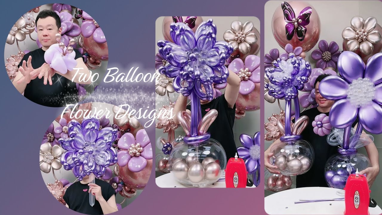 Balloon Bouquets | Balloon Flower Pillar | Popular Balloon Models ...