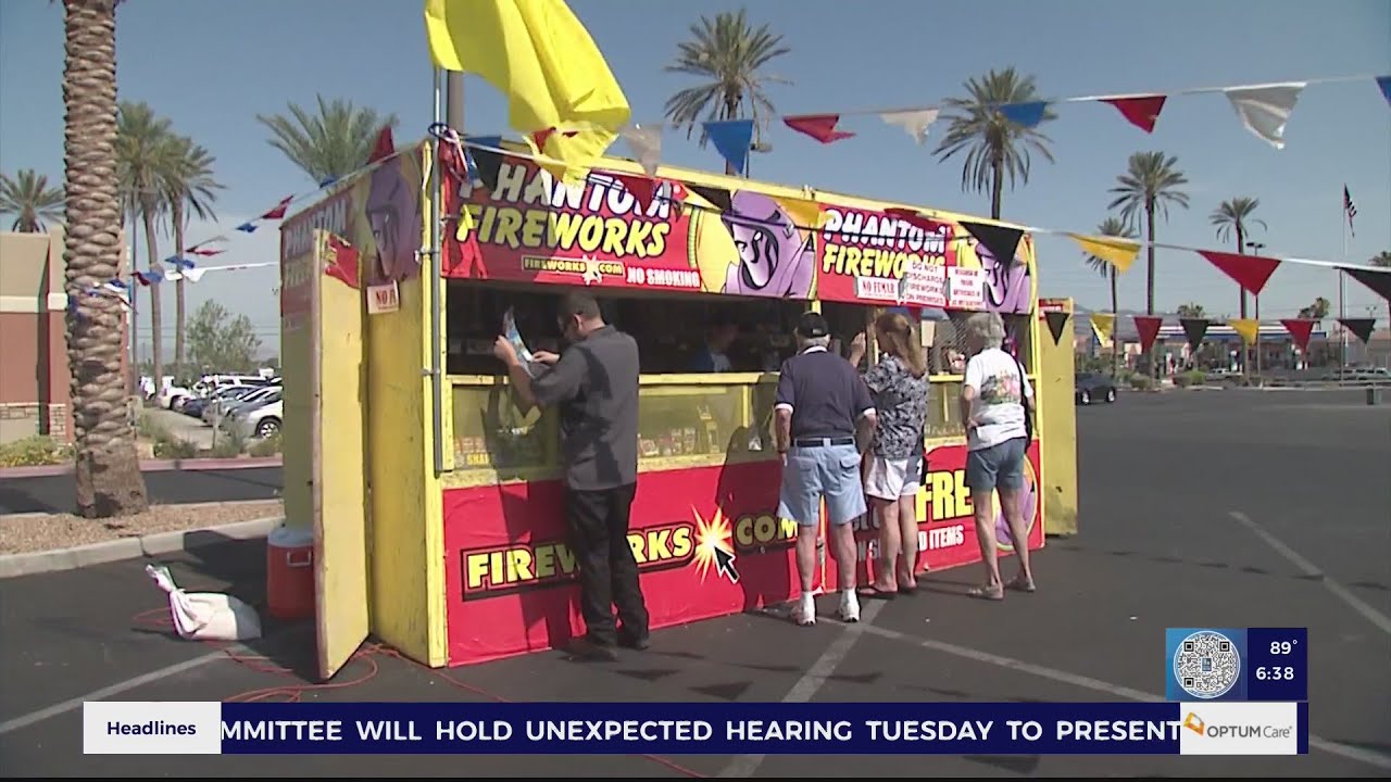 Las Vegas valley Fireworks stands open Tuesday - YouTube