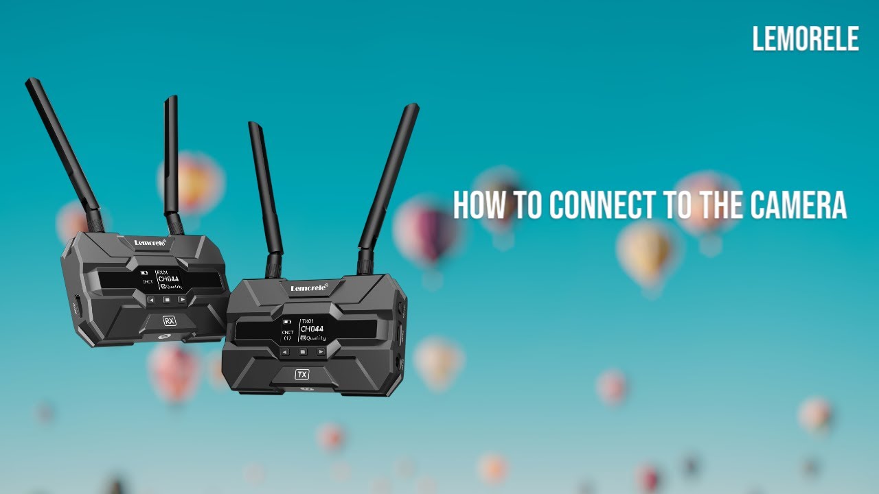 How to connect the R200 to the camera - YouTube