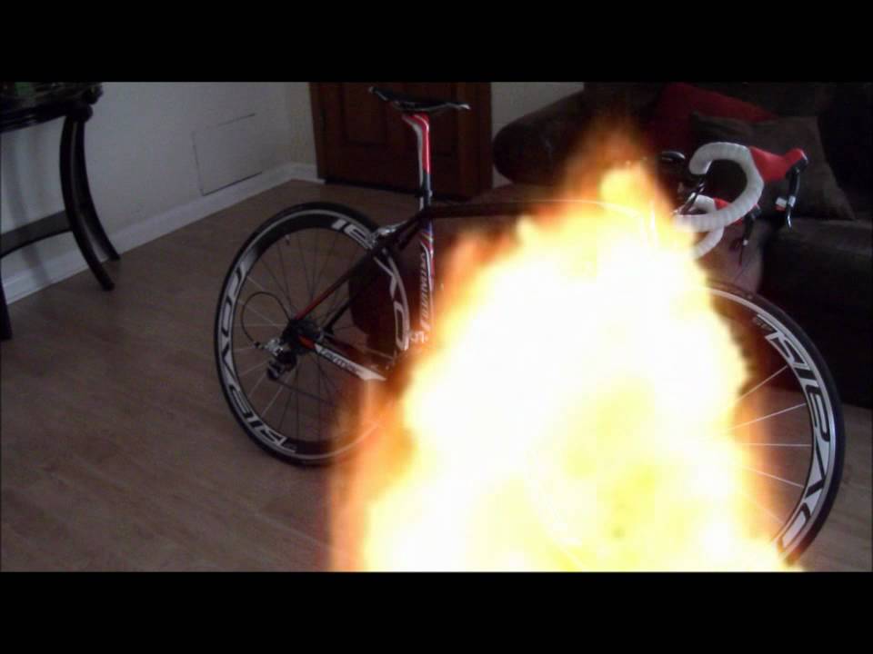 bike explosion - YouTube