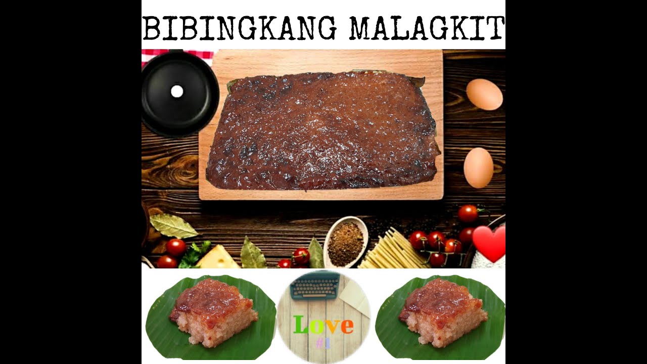Bibingkang Malagkit (Glutinous Rice in Coconut Milk with Brown Sugar ...
