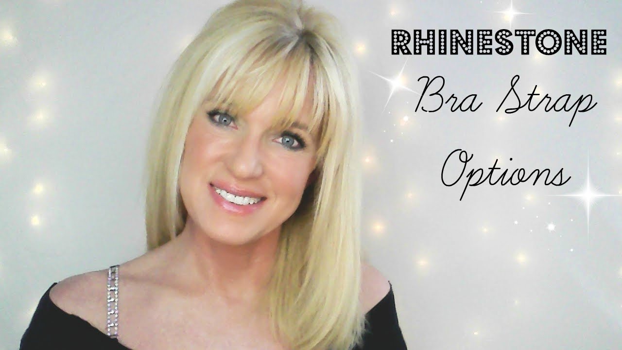 Rhinestone Bra Straps! Fastening Options! - YouTube