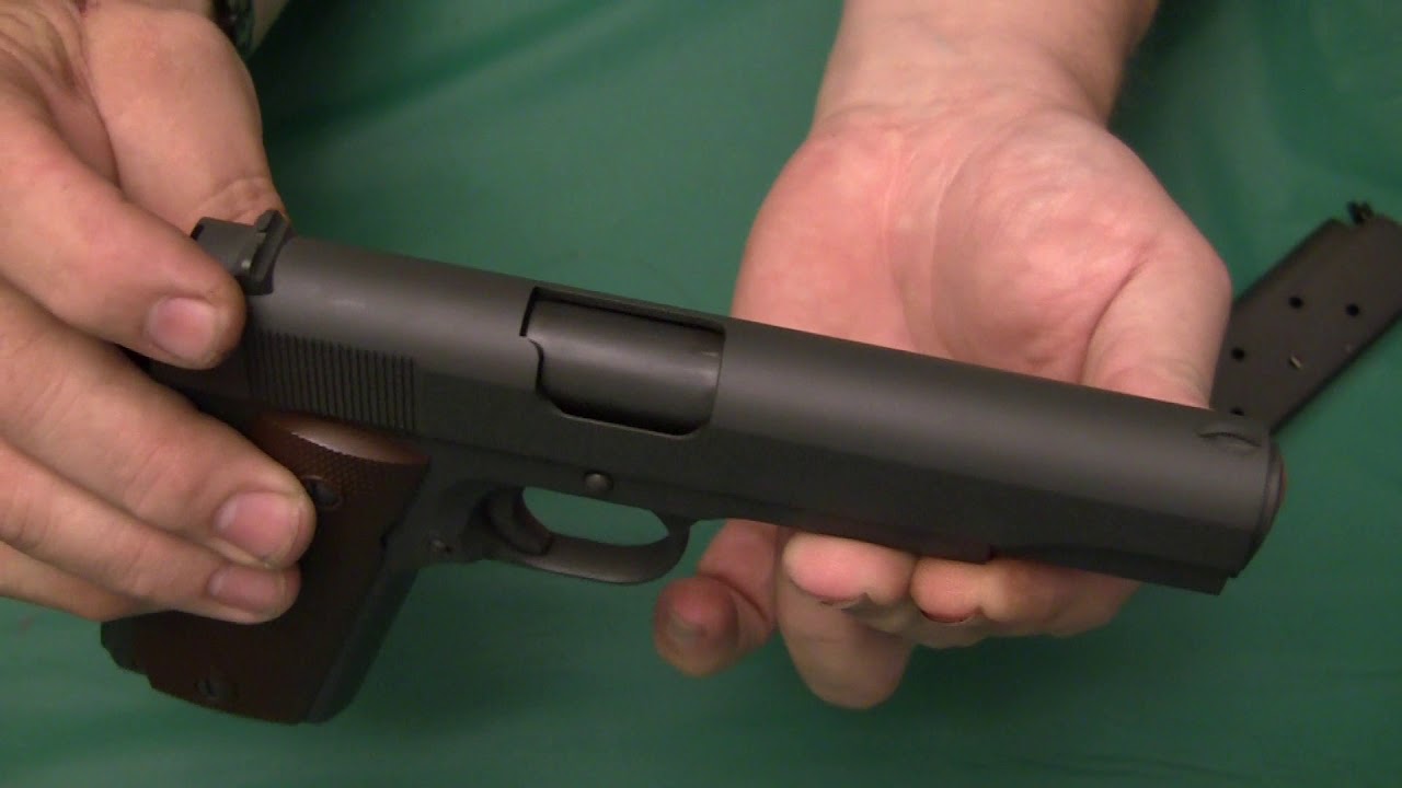 SDS Zig M1911-A1 Budget 45 pistol review - YouTube