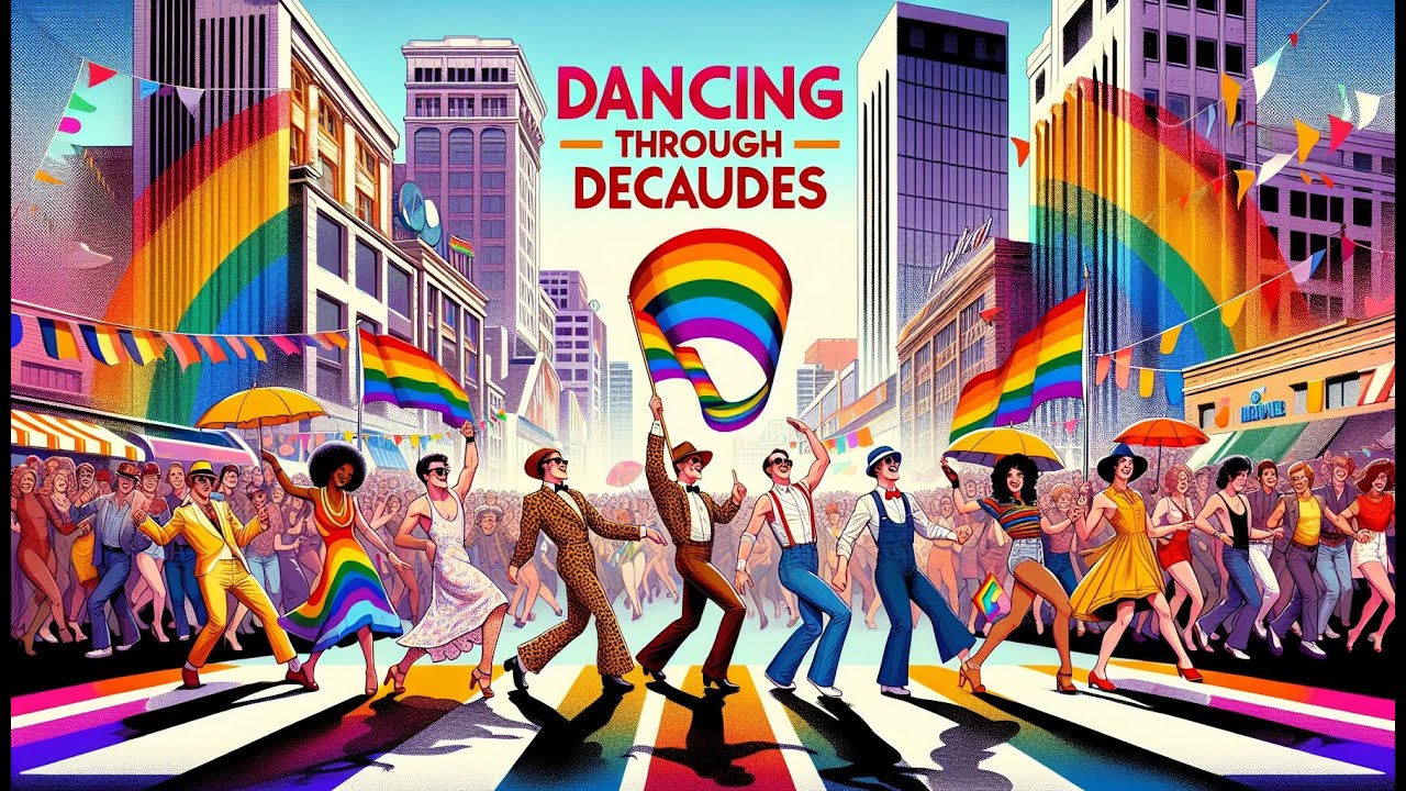 Dancing Through Decades: A Joyful Pride Evolution - YouTube