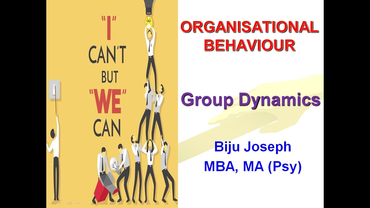 Organizational Behavior - Group Dynamics - YouTube