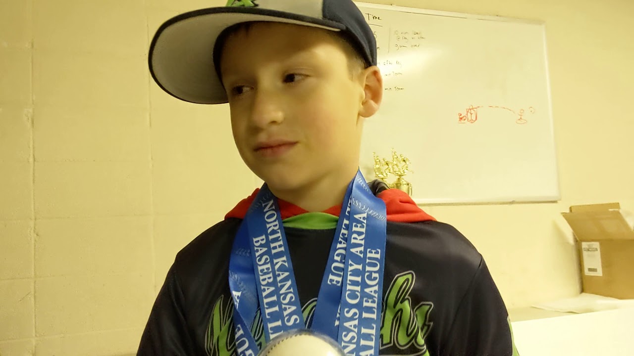 1st Home Run - Caleb Nieman 8U KC Monarchs - YouTube