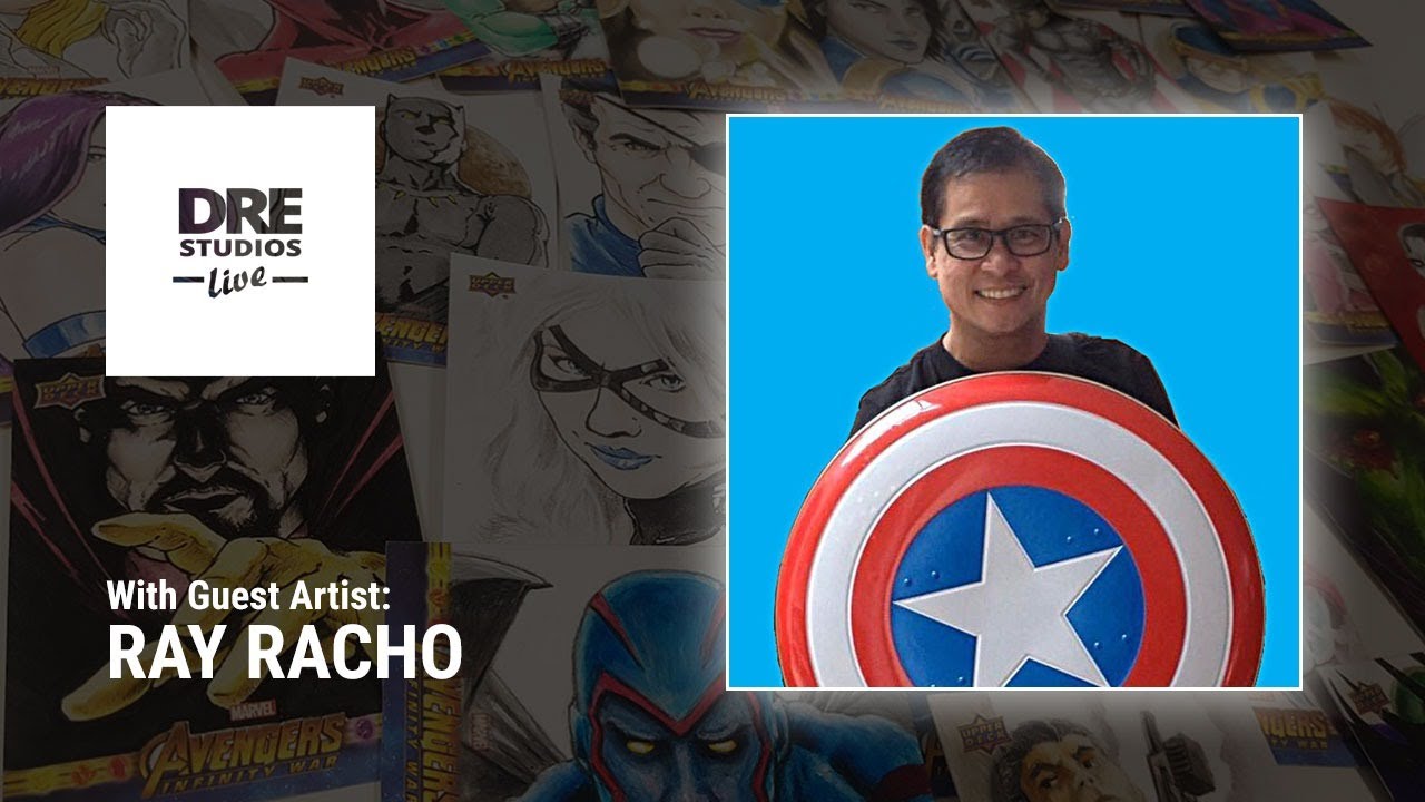 Live Sketch & Chat with guest artist RAY RACHO - YouTube
