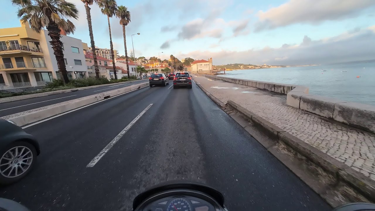 De Cascais a Lisboa pela N6 – Estrada Marginal - YouTube
