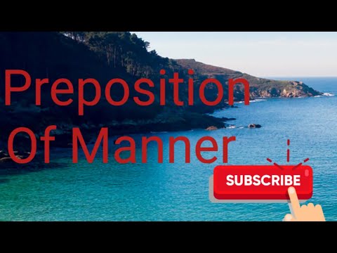 Use of Preposition of Manner| Practice English| # English with Maryam ...