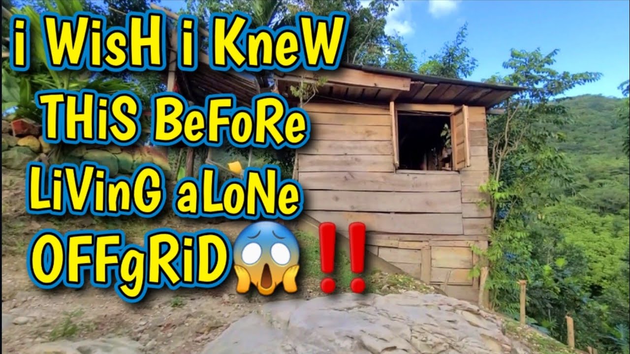 KnOw tHeSe 7 TiPs LiVinG ALONE OFF gRiD | bUiLdiNg JuDaH eP 133 - YouTube