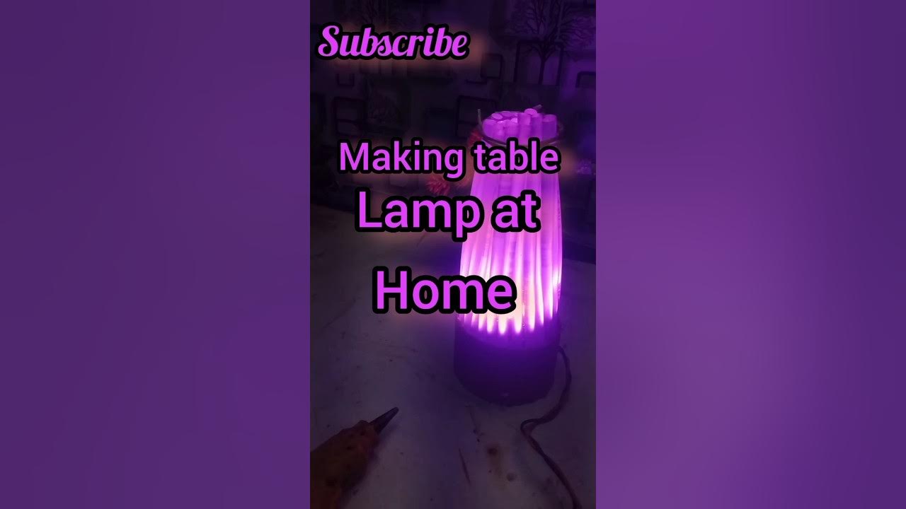 How to make table lamp 🛋️ #short - YouTube