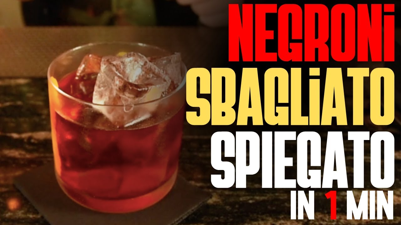 Negroni Sbagliato: BAR BASSO? TAAAC - Ricetta e Preparazione | Italian ...