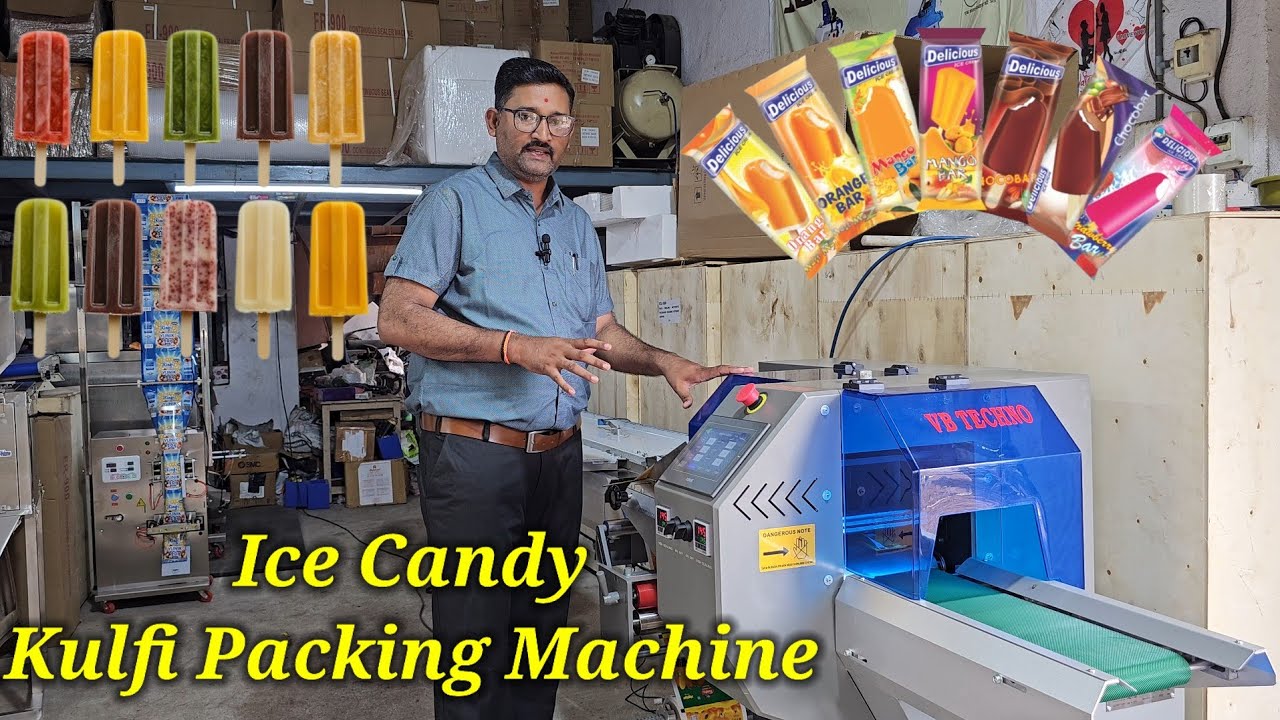 Ice Candy Packing Machine | Kulfi Packing Machine | Ice Cream Packing ...