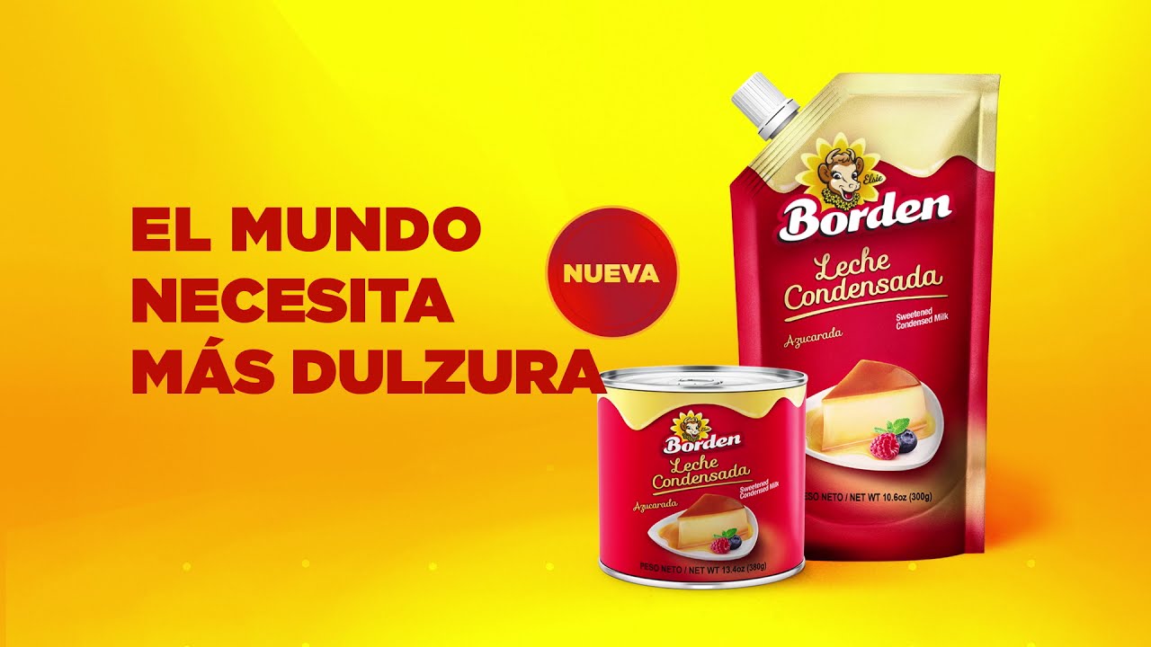 El mundo necesita más dulzura, ¡Nueva leche condensada de Borden! - YouTube