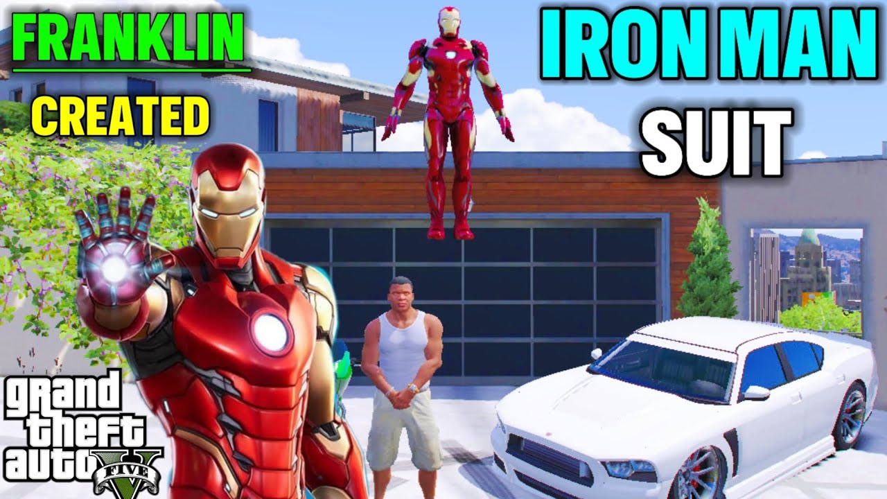 Franklin Created His IRON MAN Suit || GTA 5 Mods - YouTube