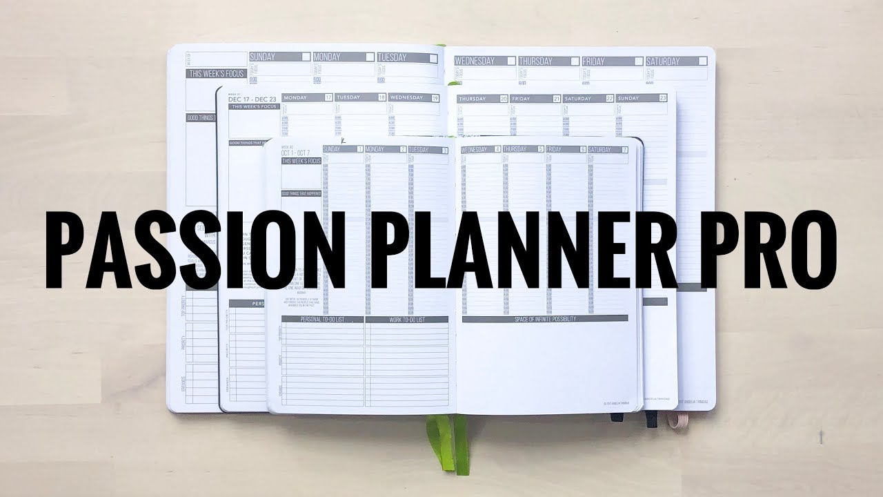 First Look PASSION PLANNER MEDIUM YouTube First Look PASSION PLANNER MEDIUM YouTube
