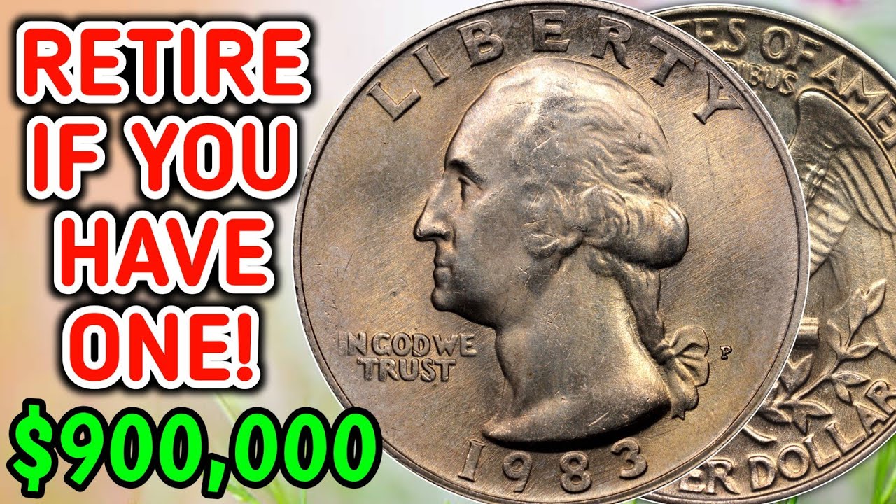 1983 Washington Quarter Worth $900,000!? 💰 | Rare Coin You NEED to ...