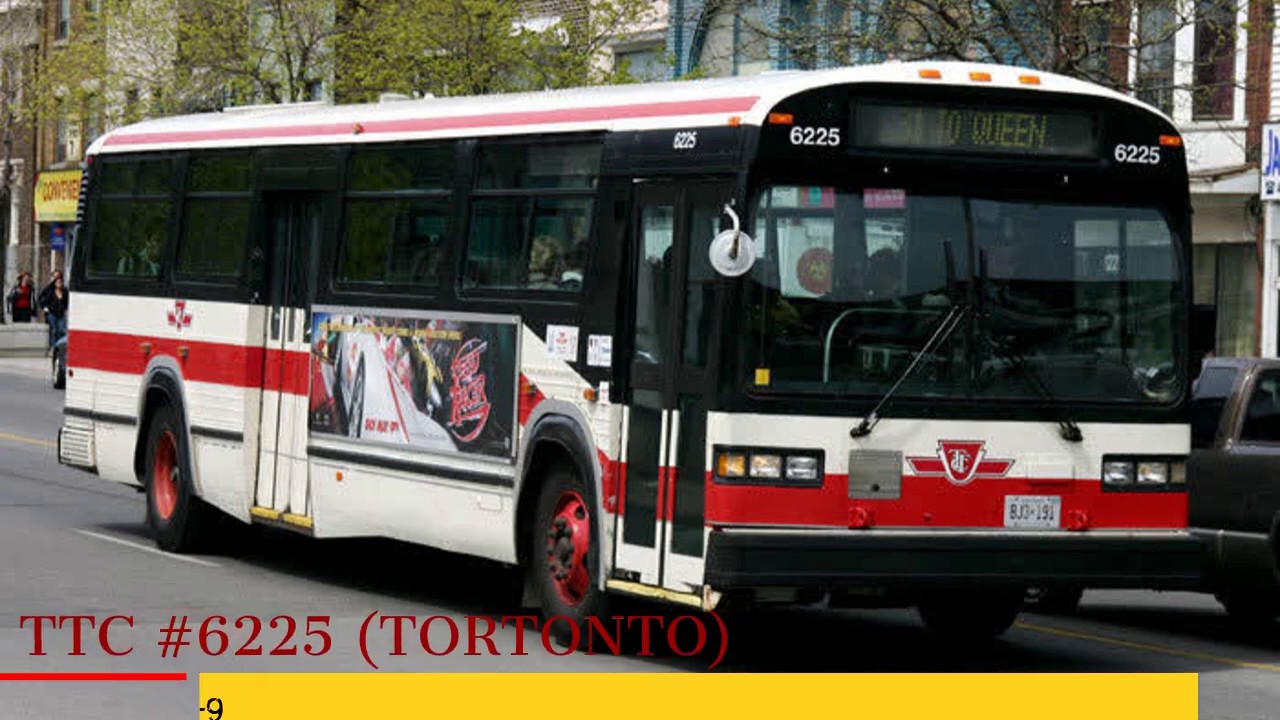 Toronto Transit Commission #6225, 1987 General Motors TC40102N Classic ...