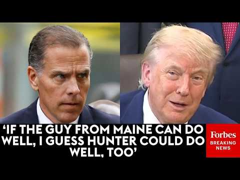 'His Past Is Not The Greatest': Trump Swipes At Hunter Biden After Post About Running For President