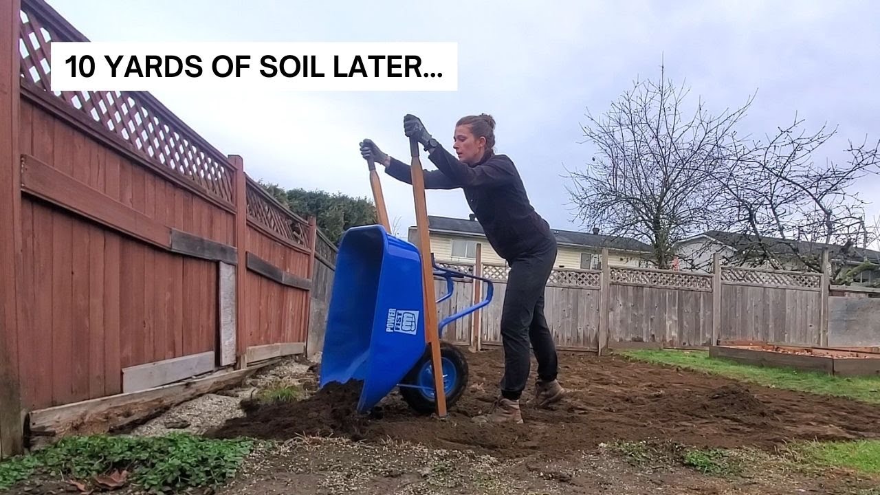 I can finally build my garden now that THIS is done! - YouTube