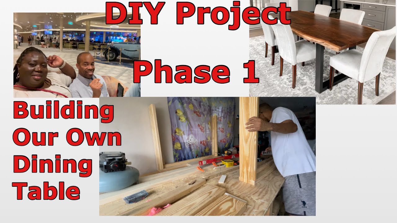 Building Our Own Dining Table | DIY Project - YouTube
