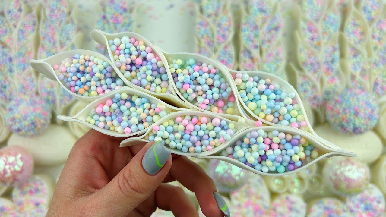 Clay cracking★Soap boxes with starch&foam★ASMR SOAP★ soap cubes - YouTube